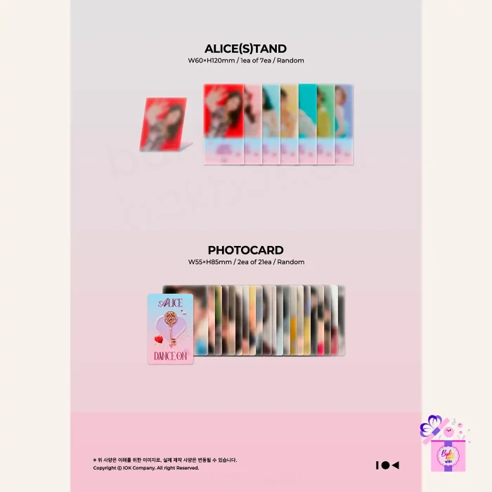 ALICE – Dance On (1st Single Album) – Bak Bak K-Pop Store