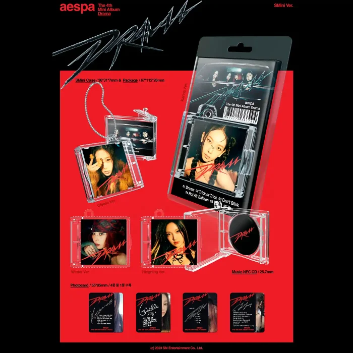 aespa – Drama (4th Mini Album) [SMini Ver.] – Bak Bak K-Pop Store