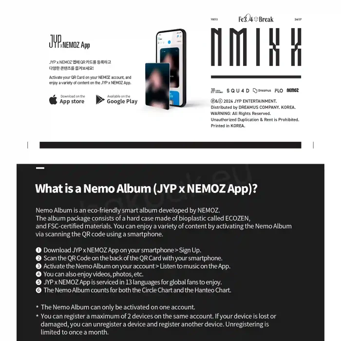 NMIXX – Fe3O4: BREAK [Platform Album Nemo Ver.] (2nd EP Album) – Bak ...