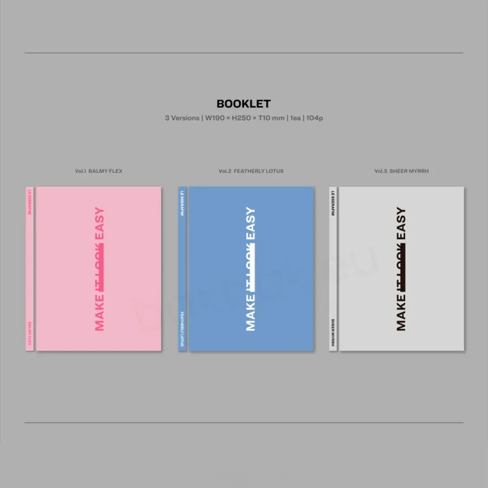 LE SSERAFIM – EASY (3rd Mini Album) – Bak Bak K-Pop Store