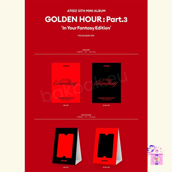 ATEEZ – GOLDEN HOUR : Part.3 ‘In Your Fantasy Edition’ (POCAALBUM ver ...
