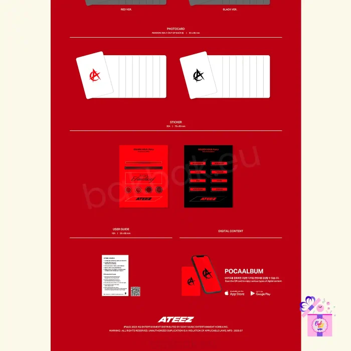 ATEEZ – GOLDEN HOUR : Part.3 ‘In Your Fantasy Edition’ (POCAALBUM ver ...