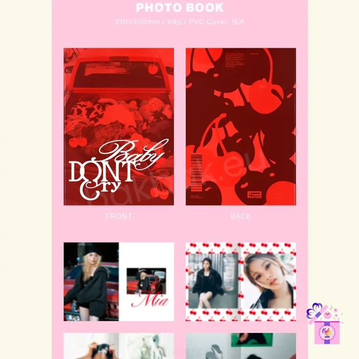 Baby DONT Cry – F Girl (Photobook) [Debut Single] – Bak Bak K-Pop Store