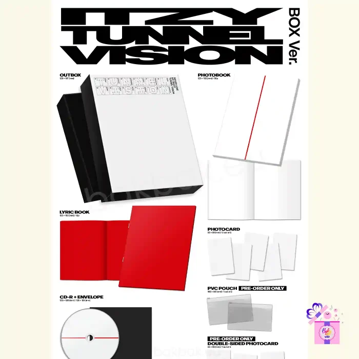 ITZY – TUNNEL VISION (Box Ver.) [11th Mini Album] – Bak Bak K-Pop Store