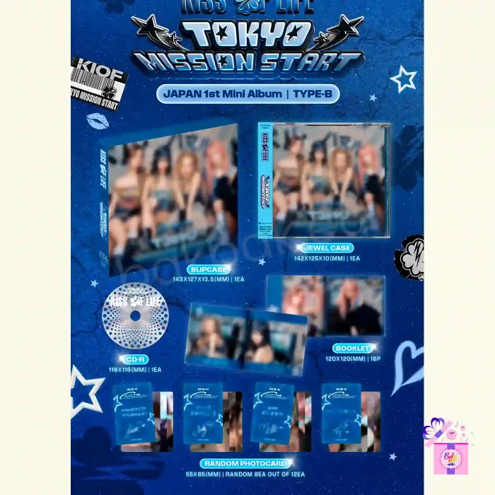 KISS OF LIFE – TOKYO MISSION START (Limited Edition) + POB [Japan Debut Mini Album] – Bak Bak K ...